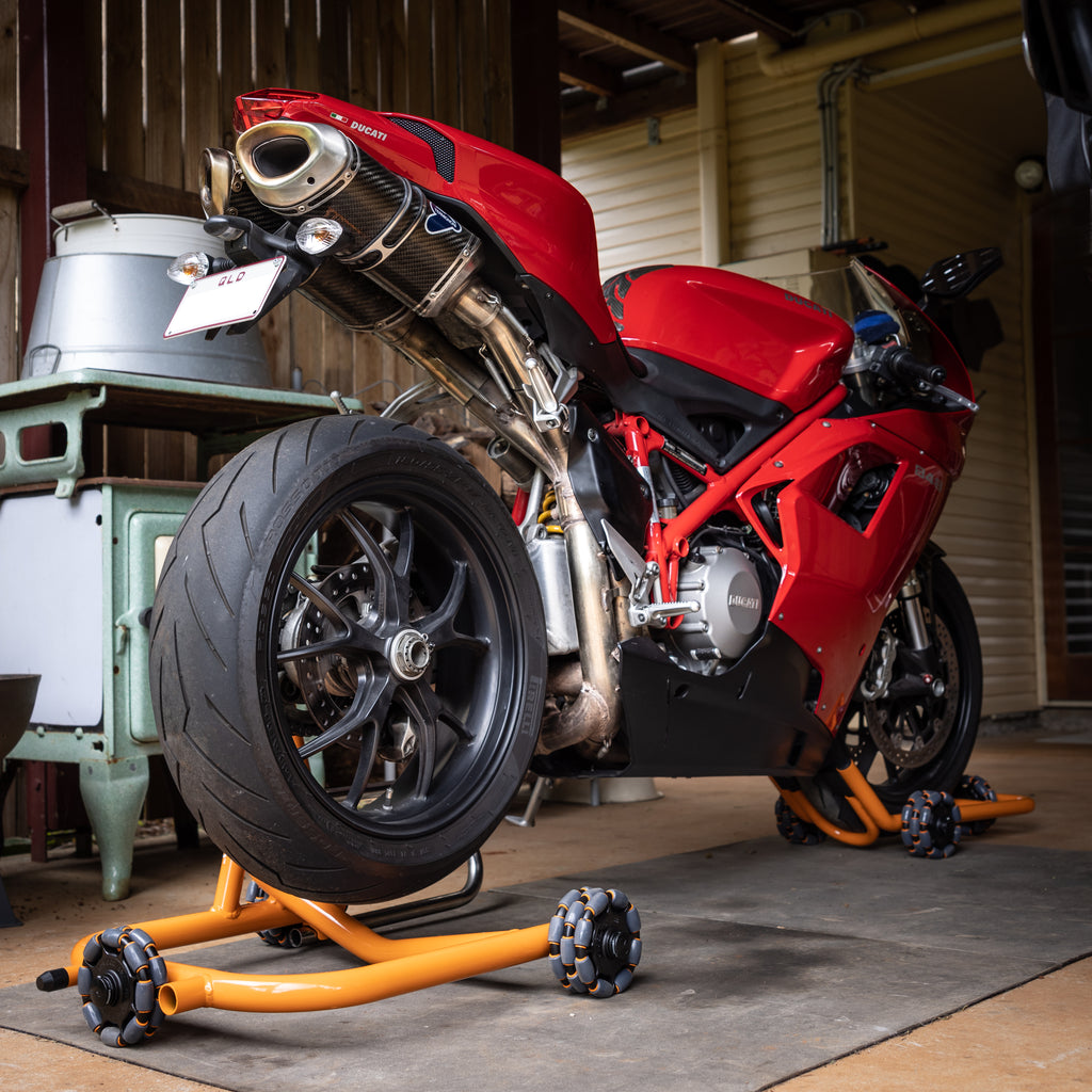 Ducati 848, 1098, 1198 Motorcycle Stand with Front & Rear Multi ...